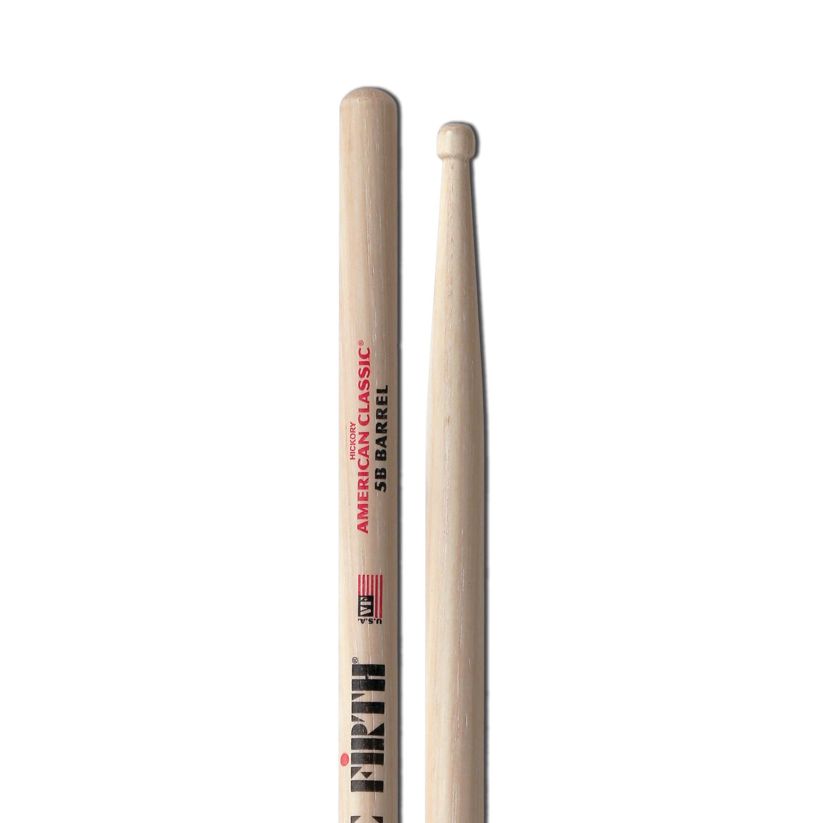 American Classic® 5B Barrel Tip Drumsticks – Vic Firth