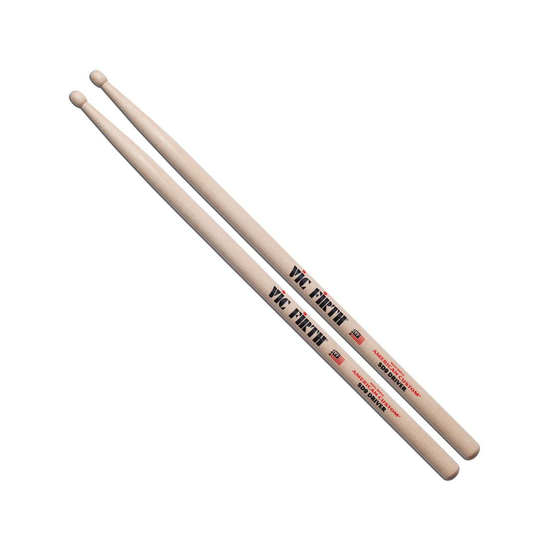American Custom SD9 Driver Drumsticks – Vic Firth