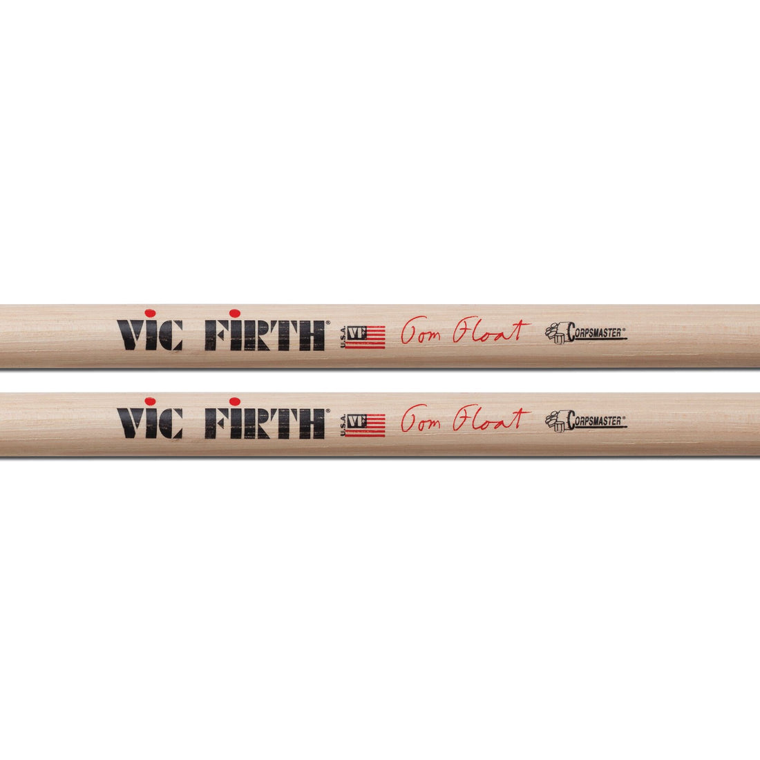 Corpsmaster Signature Snare -- Tom Float Drumsticks – Vic Firth