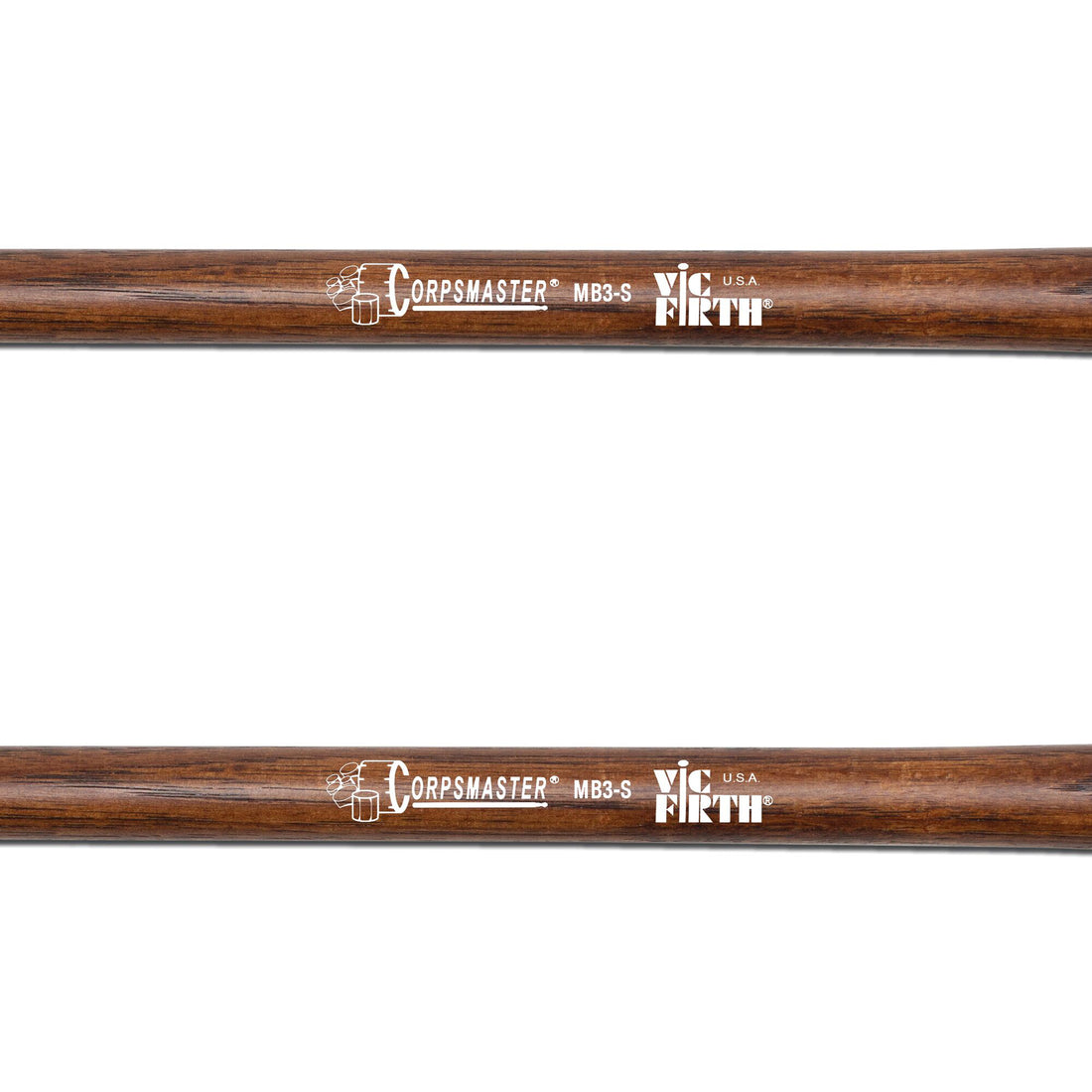 MB3S - Corpsmaster Bass Mallets - Large Head, Soft – Vic Firth