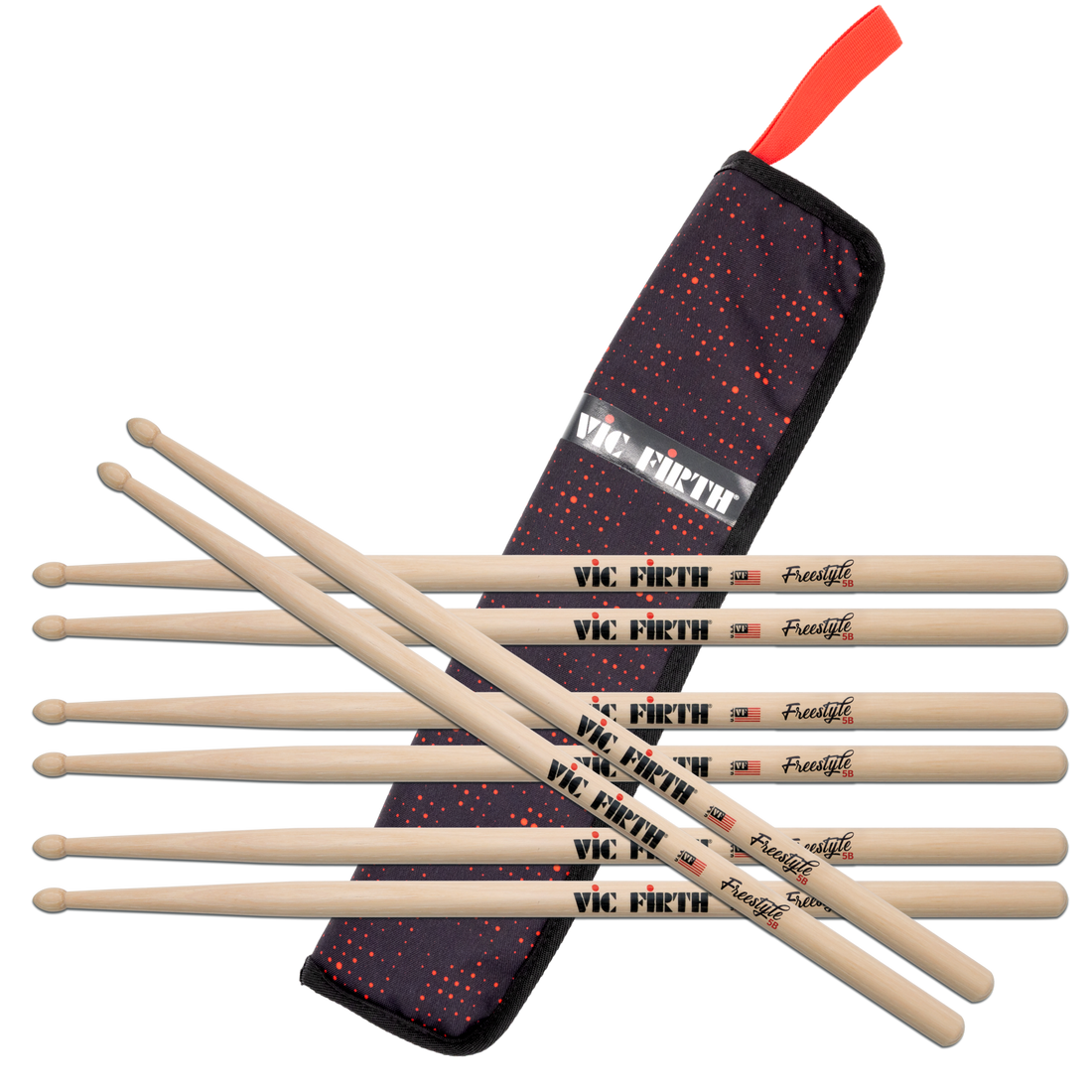 Freestyle 5B Drumsticks Bundle – Vic Firth