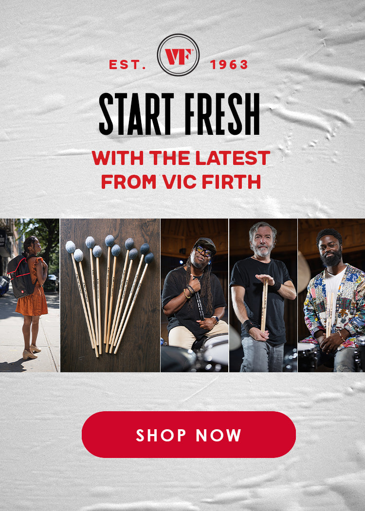 Vic Firth | Official Site | Drumsticks, Mallets and Branded Apparel