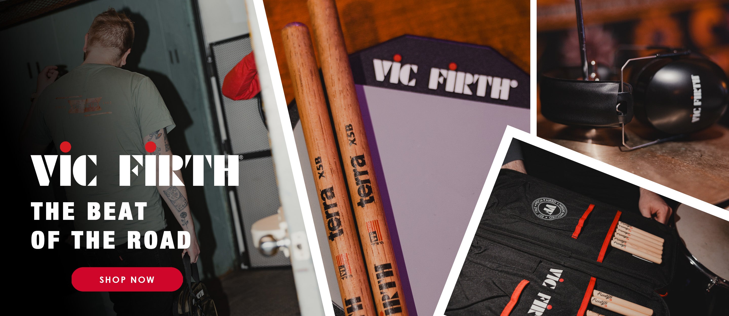 Vic Firth | Official Site | Drumsticks, Mallets and Branded Apparel