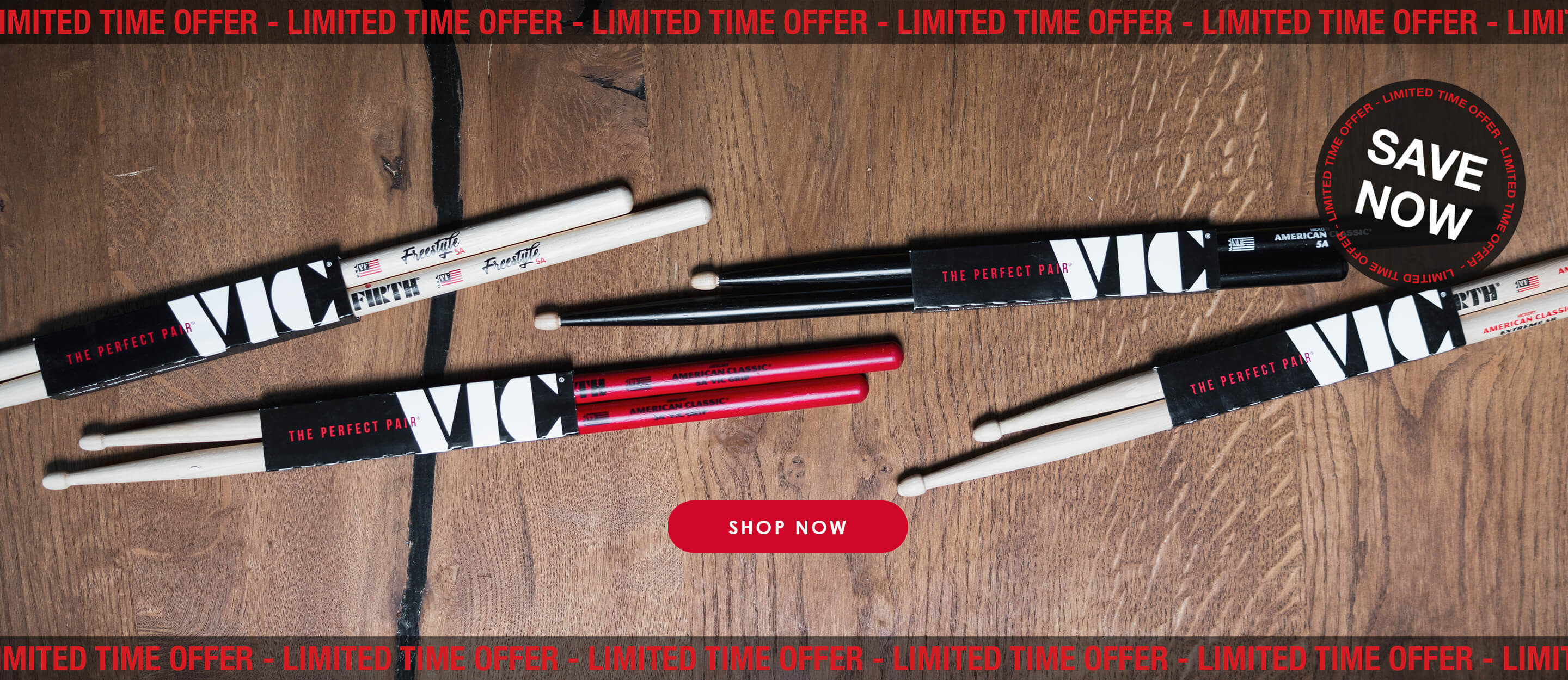 Vic Firth | Official Site | Drumsticks, Mallets and Branded Apparel