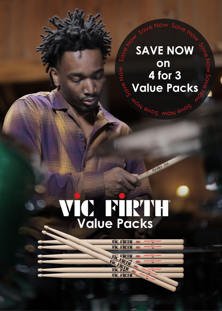 Vic Firth | Official Site | Drumsticks, Mallets and Branded Apparel